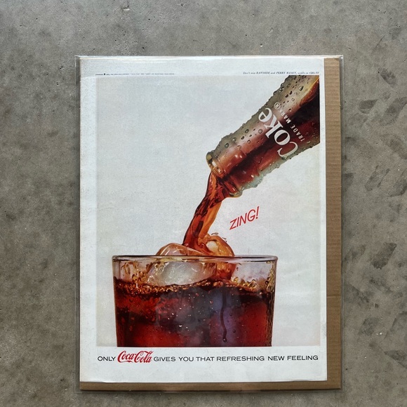 Coca Cola | Wall Decor | Vintage Original 962 Coke Advertisement | Poshmark